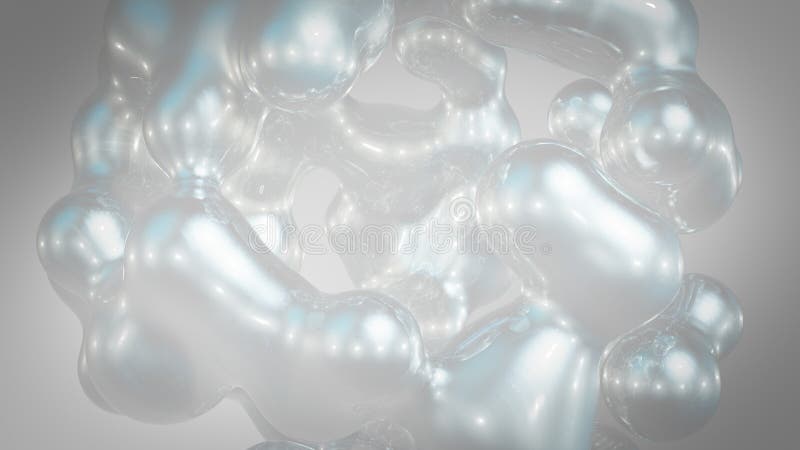 3D Rendering Abstract Artistic Surreal Object Based on Metabolic ...