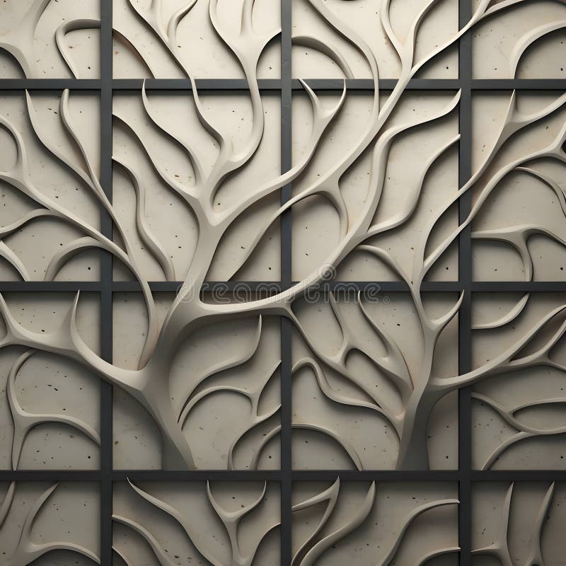 3d Rendering of Abstract Background with Embossed Pattern on Metal ...