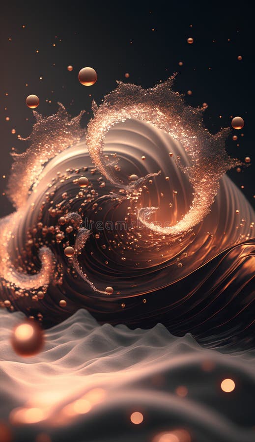 Crown waves logo stock vector. Illustration of design - 99372636