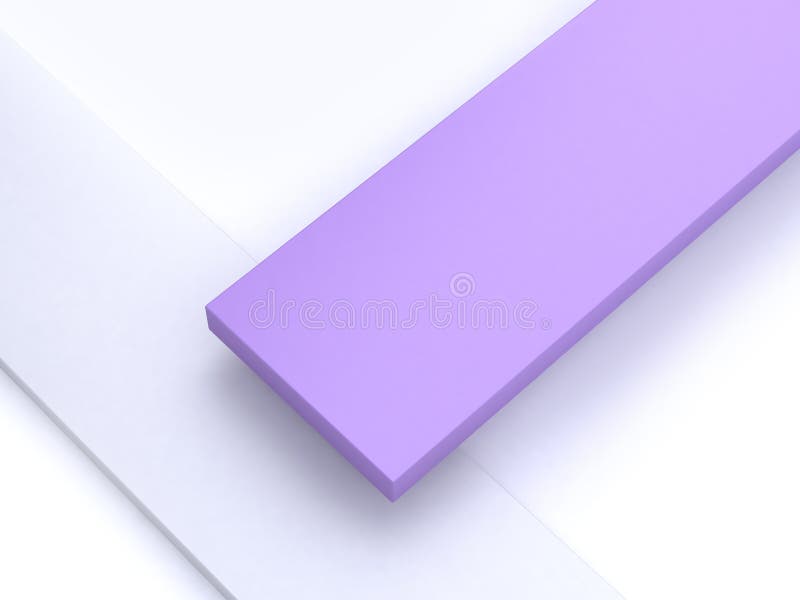 3d Render Abstract Background Purple-violet Square Stock Illustration ...