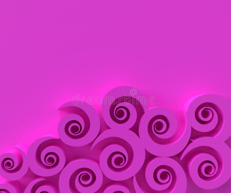3D Rendering Abstract Background with Swirl Waves Pattern. Creative ...