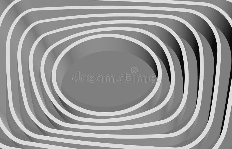 3D Rendering of Abstract Contour Background Stock Illustration ...