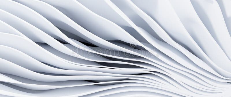 Abstract Curve Shape Geometry White Elegant Background Stock ...