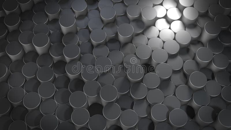 Virtual Cylindrical Background with Patterns Stock Illustration ...