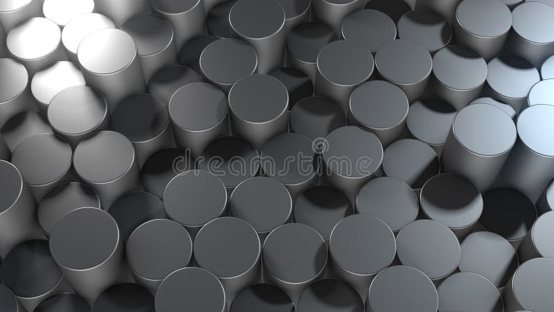 Virtual Cylindrical Background with Patterns Stock Illustration ...