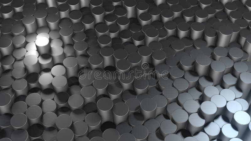 Virtual Cylindrical Background with Patterns Stock Illustration ...