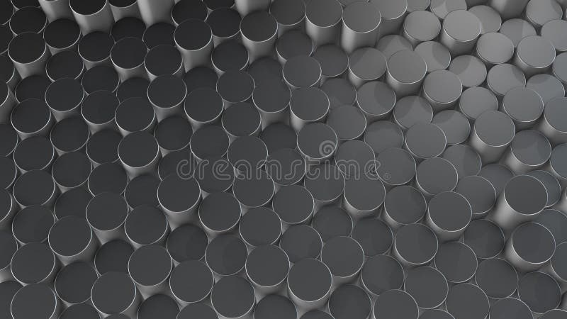 Virtual Cylindrical Background with Patterns Stock Illustration ...