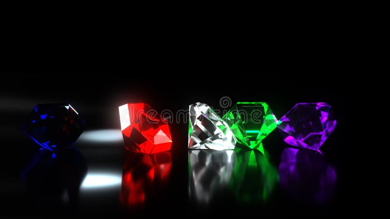 Abstract diamonds backdrop stock illustration. Illustration of emerald ...