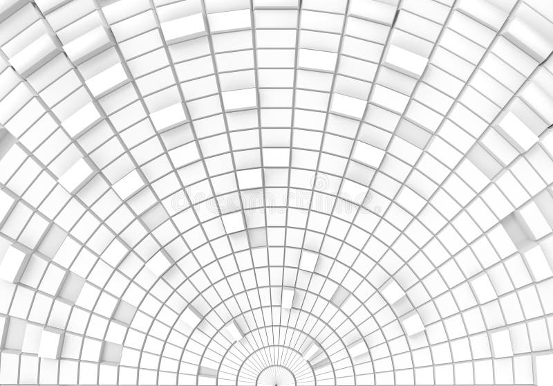 3d Rendering. Abstract Different Square Shape Cube Box Row in Half ...