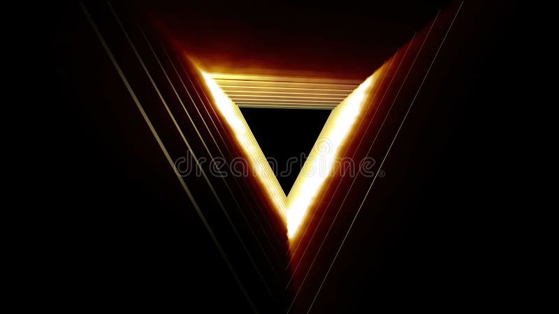 Abstract Form Vortex Design on Black Stock Illustration - Illustration ...