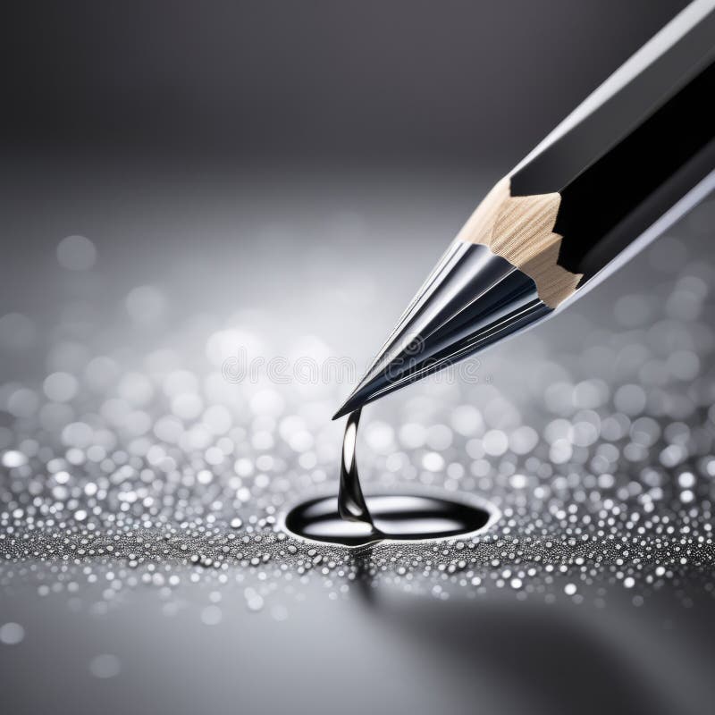 3d Rendering. Abstract Illustration with White Glitter and Silver Paint ...