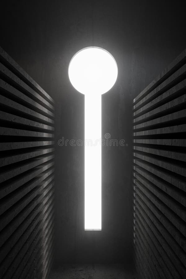 Abstract Keyhole Logo Icon Vector. Lock Icon Sign Stock Vector ...