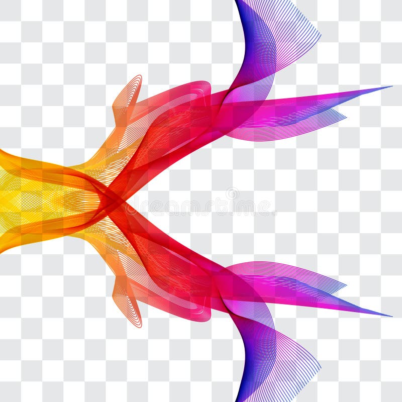 3d Rendering of Abstract Lines on a Transparent Background Stock ...