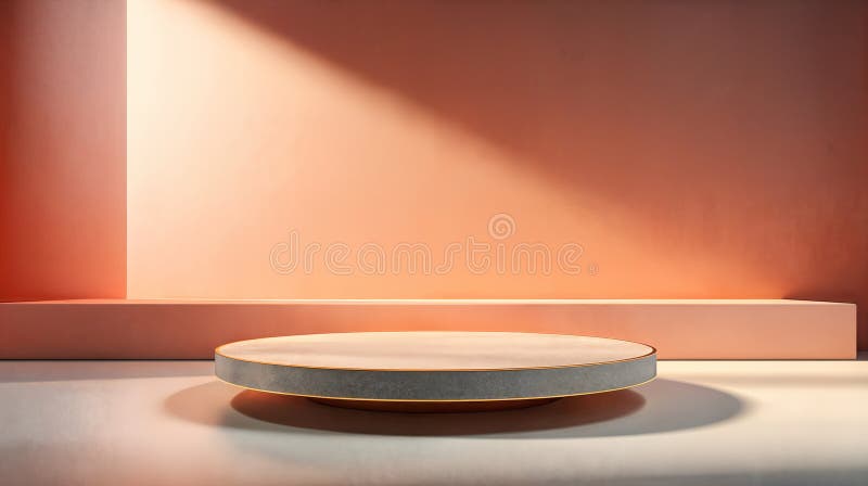 3d Rendering of Abstract Minimal Geometric Forms. Generative AI Stock ...