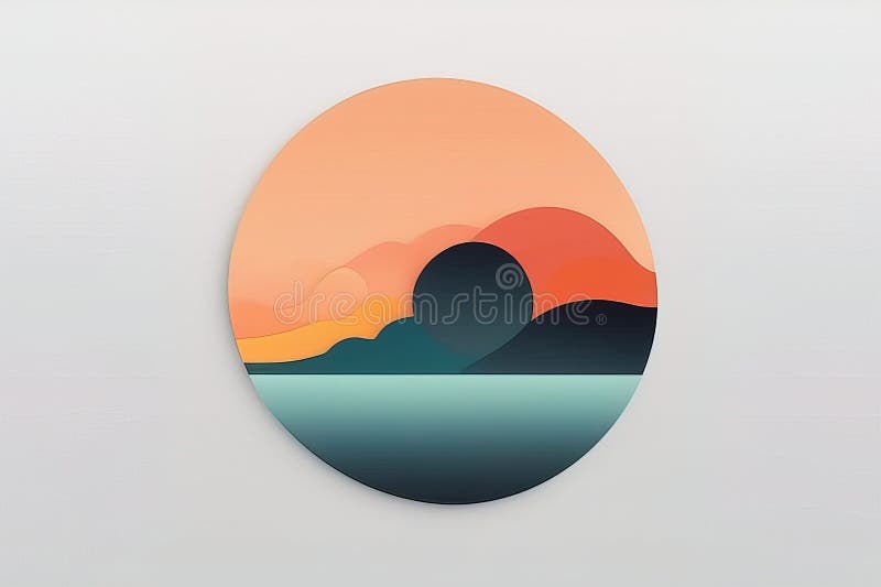 3 D Rendering Abstract Modern Landscape Background3 D Rendering ...