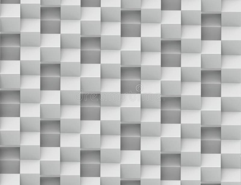 3d Rendering. Abstract Modern Random Square Cube Boxes Wall Background ...