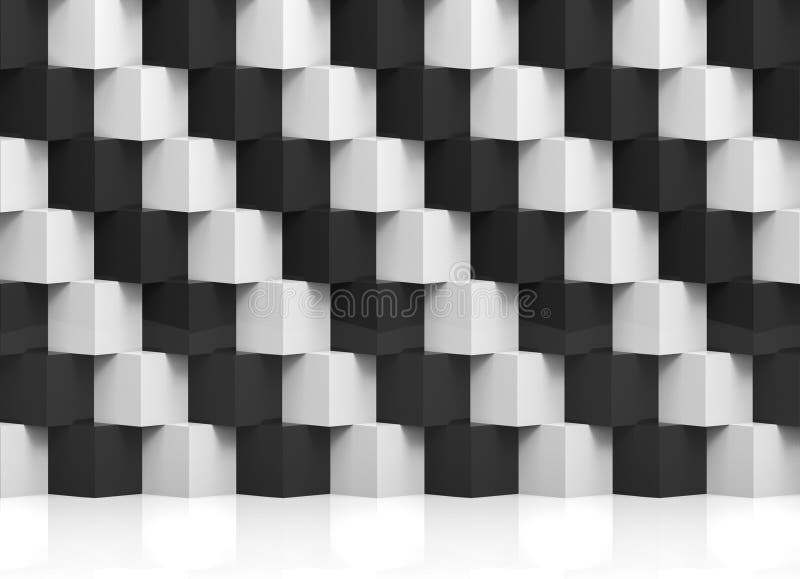 3d Rendering. Abstract Modern Stack of Random Luxury White and Black ... 3d Rendering. Abstract Modern Stack of Random Luxury White and Black ...