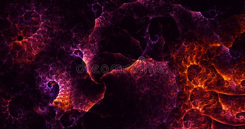 3D Rendering Abstract Multicolor Fractal Light Background Stock ...