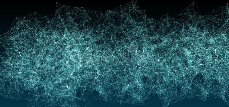 Abstract Network Plexus Connection Net Stock Illustration