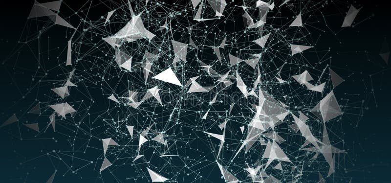 Abstract Network Plexus Connection Net Stock Illustration