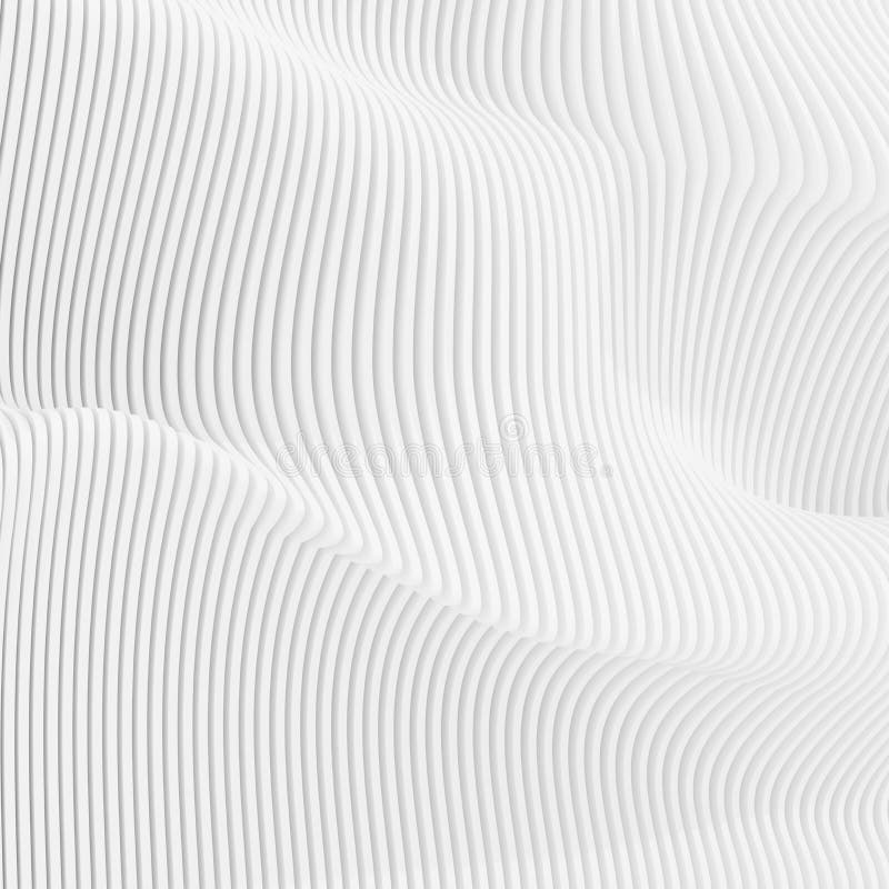 3D Rendering of Abstract Parametric Pattern Stock Illustration ...