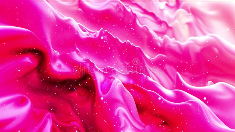 3D Rendering Abstract Pink Waves Animation Stock Video - Video of ...