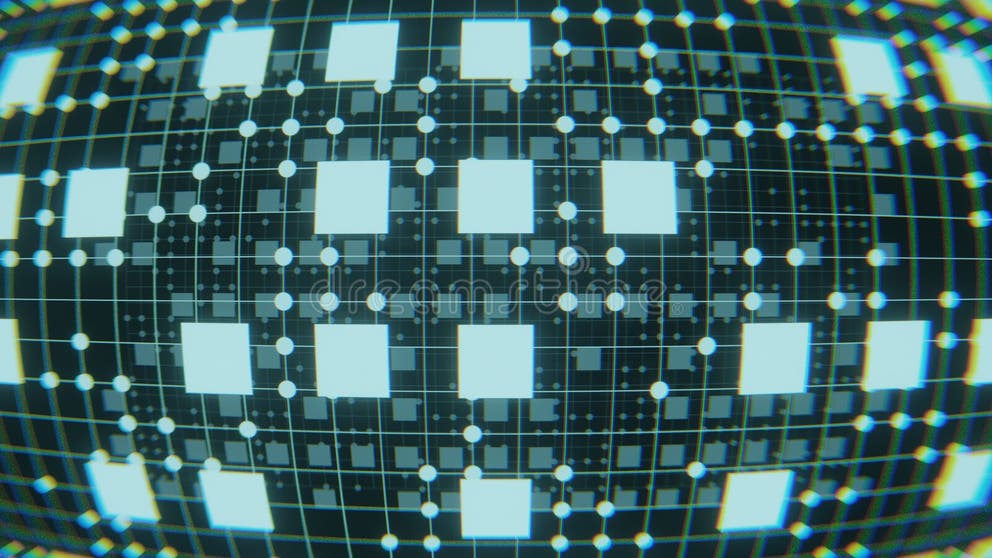 3D Rendering Abstract Polygon Background Square Pattern, Mosaic of the ...