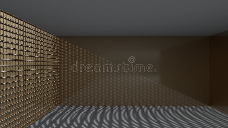 3d Rendering of Abstract Rectangle Shape Stock Illustration ...