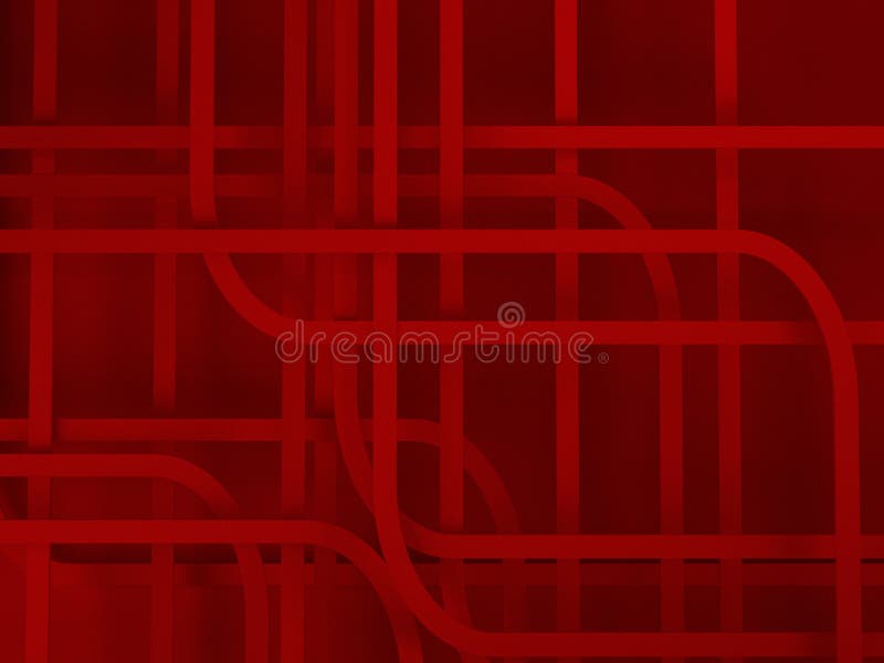 3d Rendering Abstract Red Lines in Valentine`s Day. Background, Stock ...