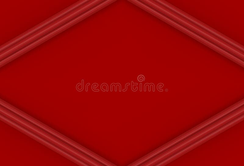 3D Rendering. Abstract Red Square Grid Wall Background. Stock ...