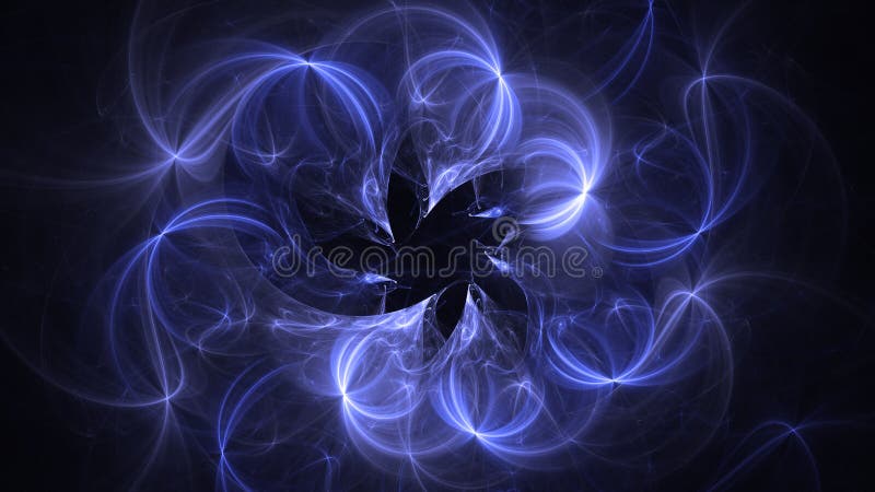 3D Rendering Abstract Round Light Background Stock Illustration ...