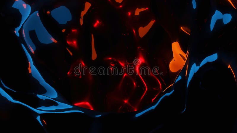 3d Rendering Abstract Stylish Color Loop Smooth Multi Color Fluid ...