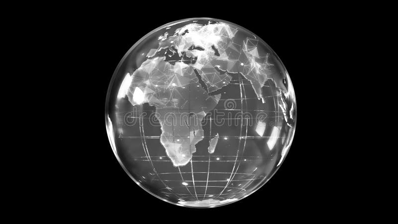 3D Rendering of an Abstract Stylized Planet Globe. Creative and ...