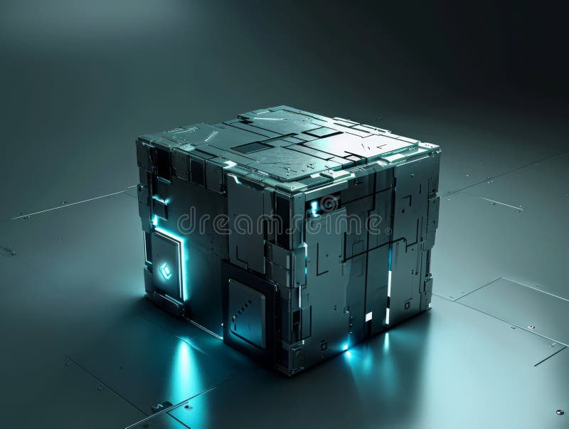 3d Rendering of Abstract Technology Concept. High Resolution Image ...