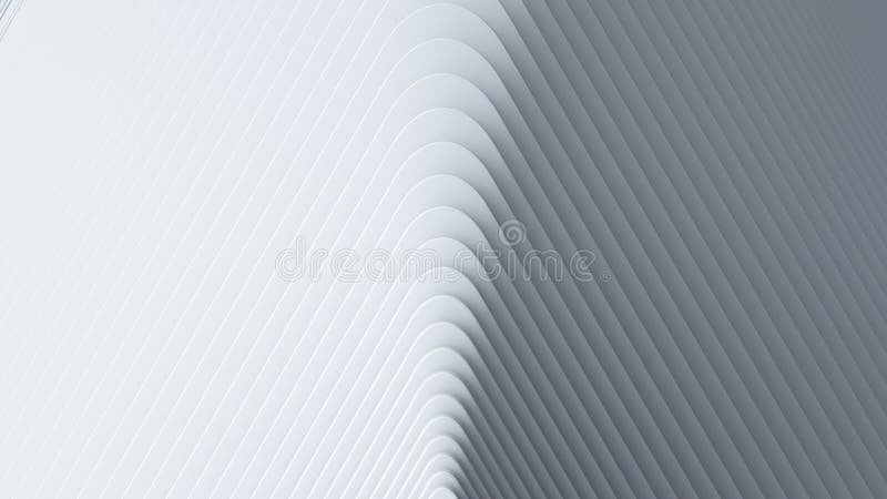 3d Rendering, Abstract White Background with Simple Geometric Lines ...