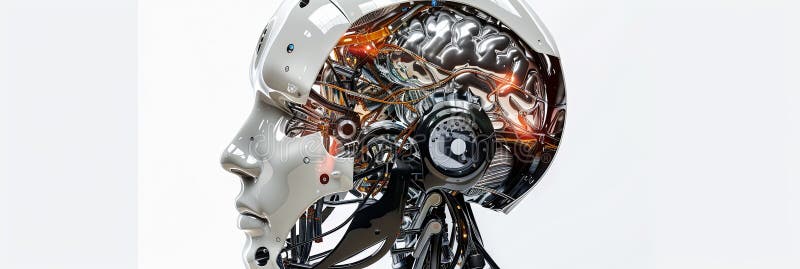 A White Robot Server Navigates through a Sleek, Modern Restaurant with ...