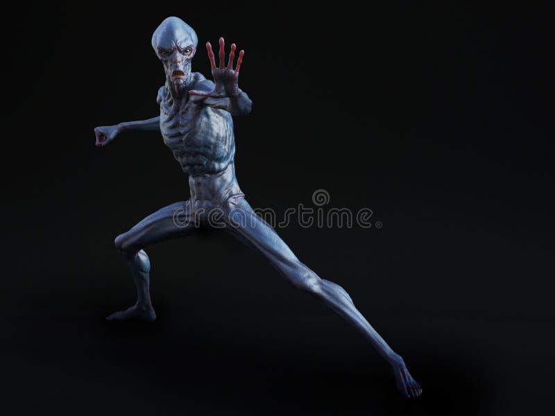 Alien Fight Cartoon Illustration Stock Vector - Illustration of design ...