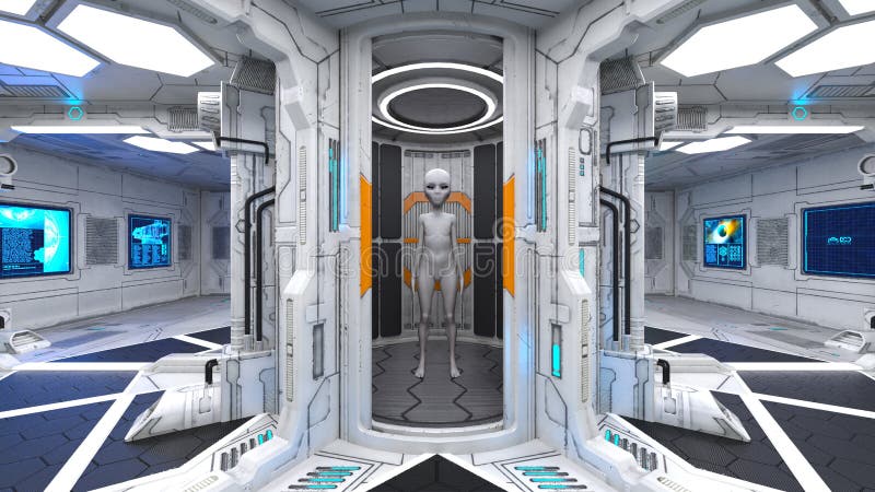 3D Rendering of Alien Monster Stock Illustration - Illustration of game ...