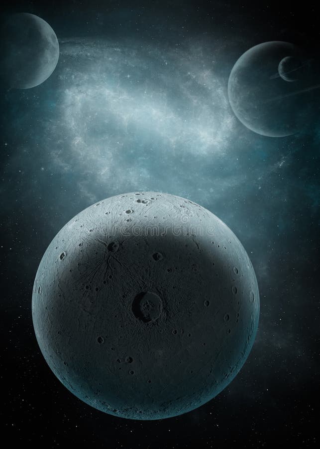 3d Rendering: Alien Planet from the Space Stock Illustration ...