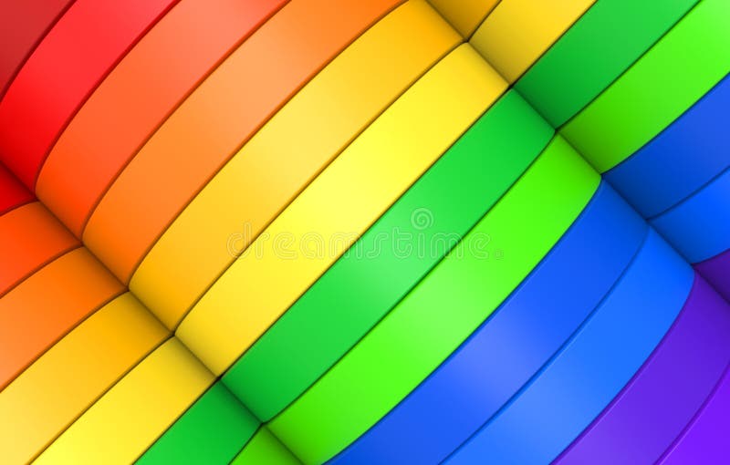 3d Rendering. Alternate Rainbow Colorful Lgbt Diagonal Curve Panel ... 3d Rendering. Alternate Rainbow Colorful Lgbt Diagonal Curve Panel ...