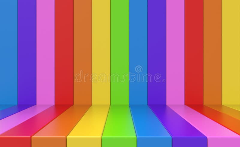 3d Rendering. Alternate Rainbow Colorful Lgbt Curve Panel Design Banner ... 3d Rendering. Alternate Rainbow Colorful Lgbt Curve Panel Design Banner ...