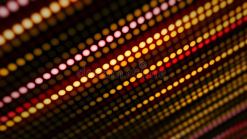 3D Rendering Amazing Bright Neon Background of Round Lights Stock ...