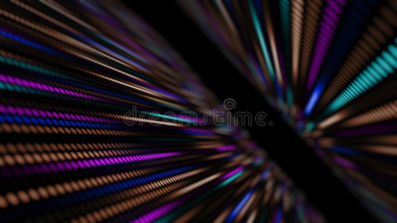 3D Rendering Amazing Bright Neon Background of Round Lights Stock ...