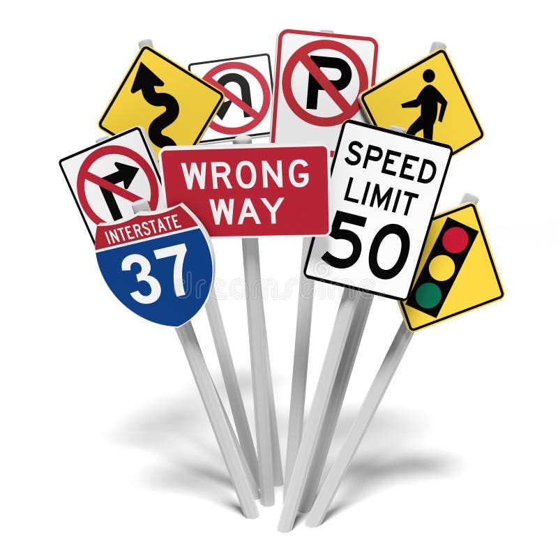 American Traffic Signs Stock Illustrations – 705 American Traffic Signs ...