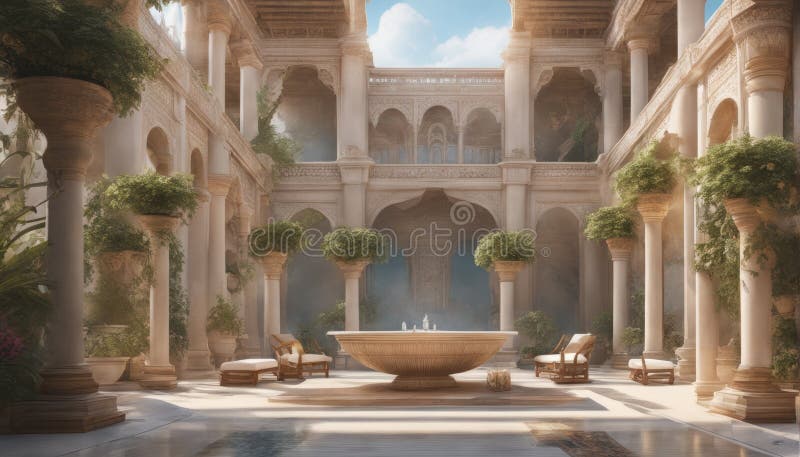 3d Rendering of the Ancient Palace 3d Rendering of the Ancient Palace ...