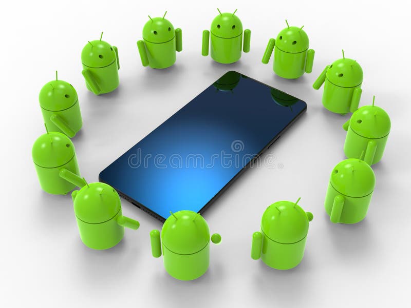 Android robots editorial photo. Illustration of robots - 19520536