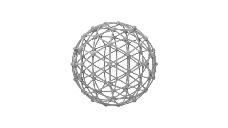 3d Rendering Animation of Geometric Shapes Turning on Chroma Key ...