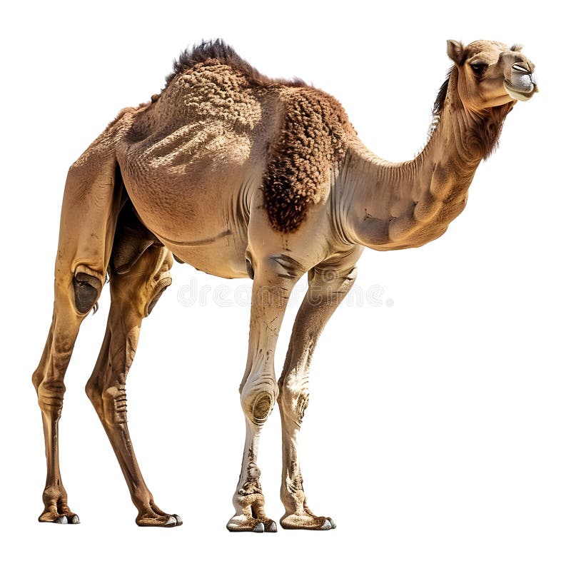 3D Rendering of a Arabian Camel on Transparent Background - Ai ...