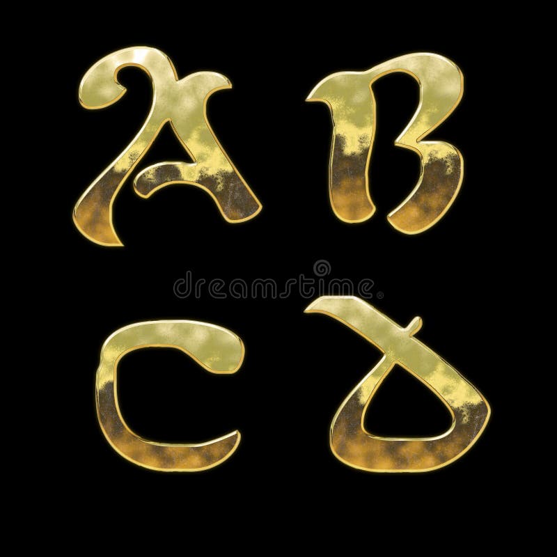 Arabic Alphabet Gold Stock Illustrations – 878 Arabic Alphabet Gold ...