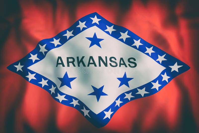 Arkansas State flag stock illustration. Illustration of symbol - 99193046